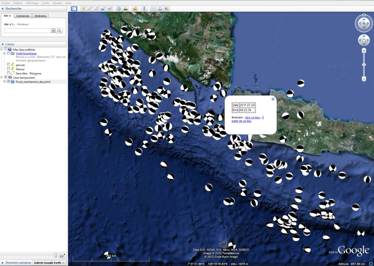 Easily Create kml File To Plot Focal Mechanisms In Google Earth 