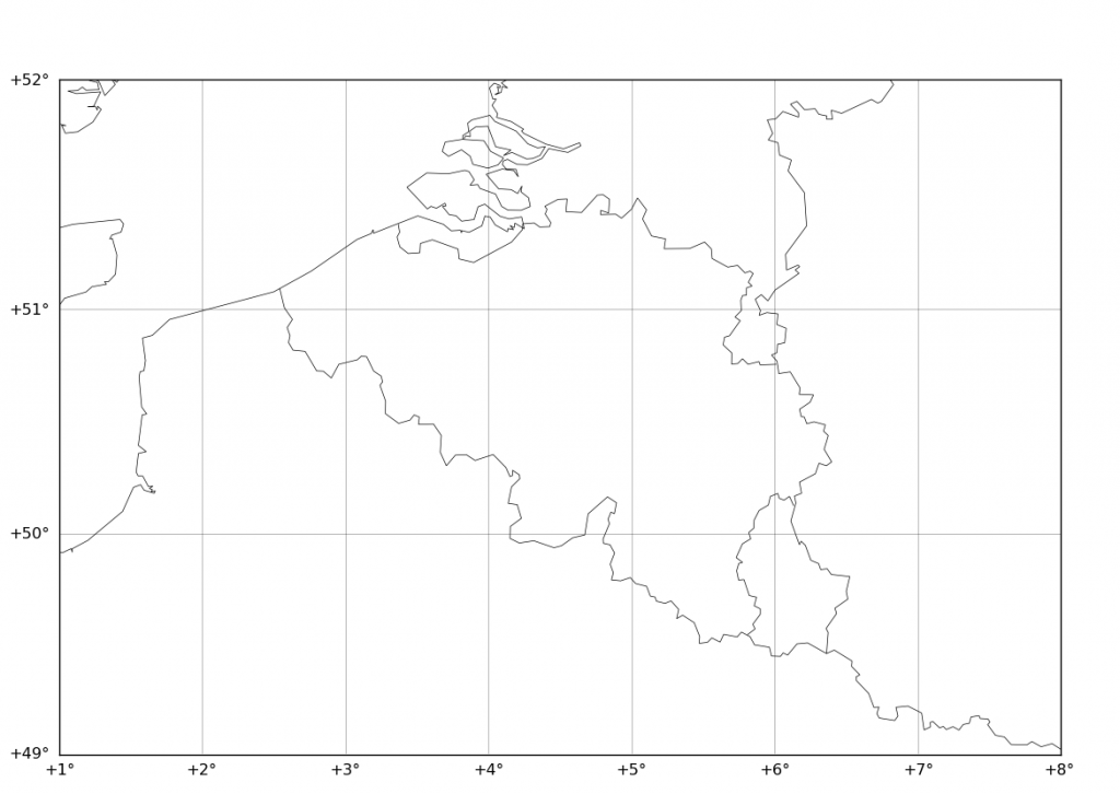 Matplotlib Basemap Tutorial 01 Your First Map Géophysiquebe 5447
